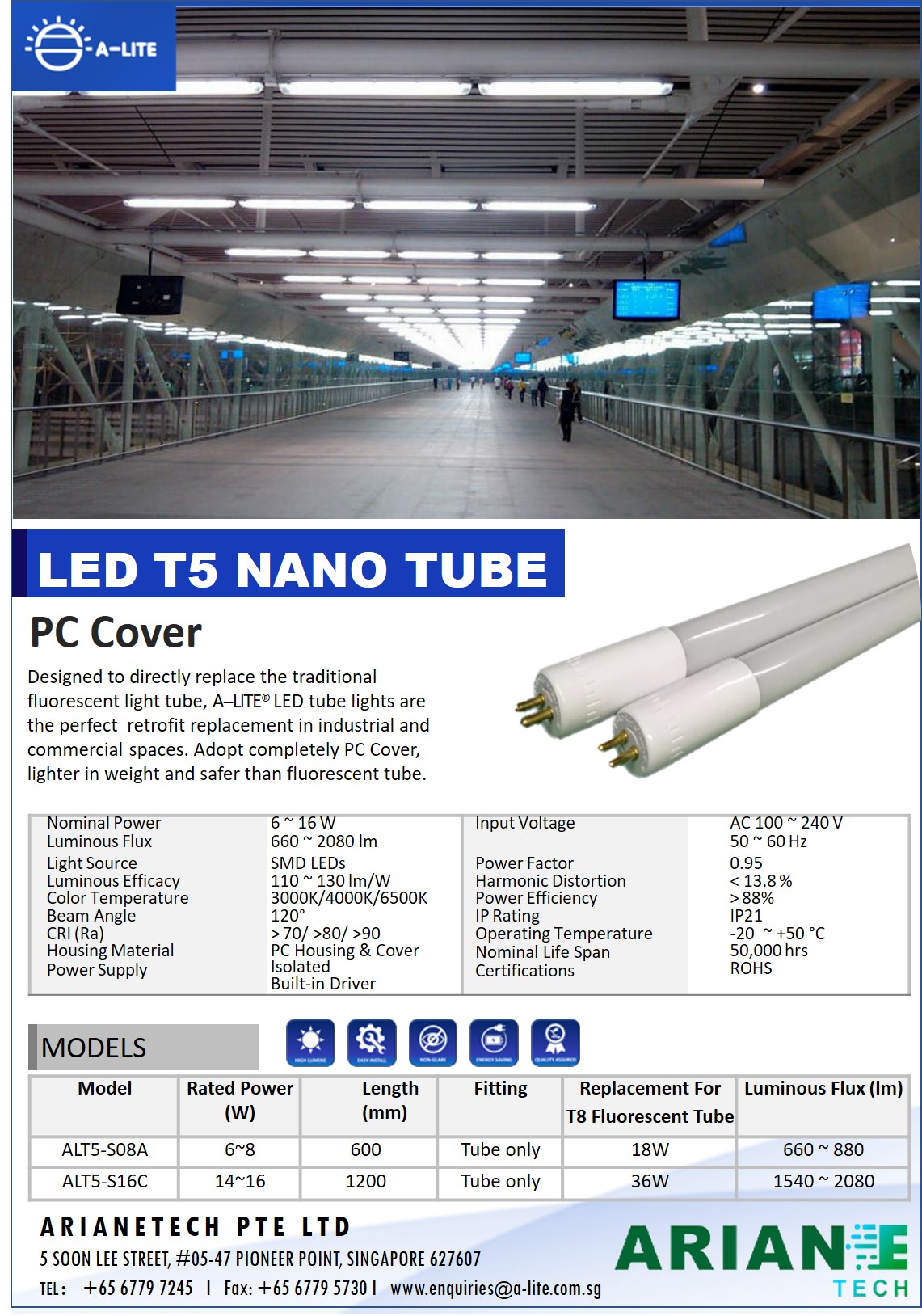 Jinn Lighting T5 22w 6400k | Shelly Lighting