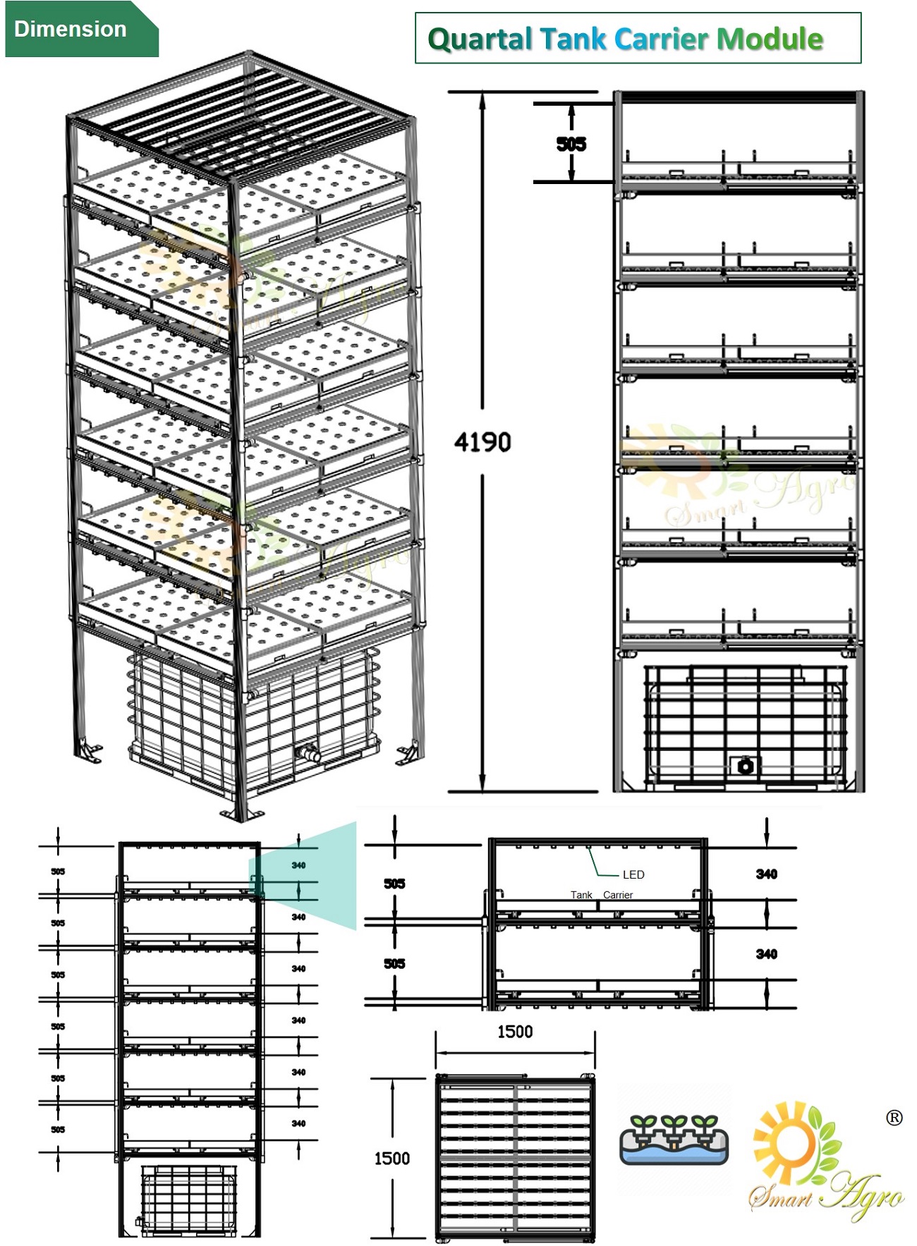 SMARTAGRO Hybrid Tank Carrier Module
