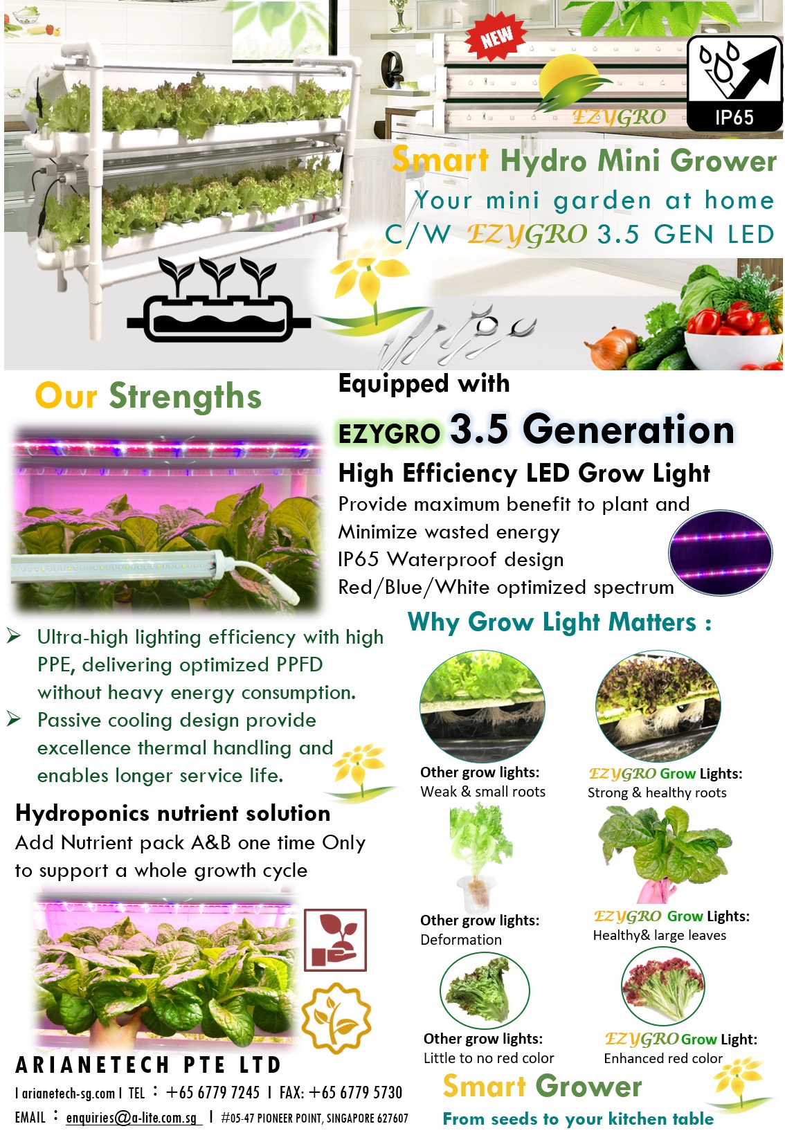SMARTAGRO Corps Indoor Cultivation Kit Your balcony garden